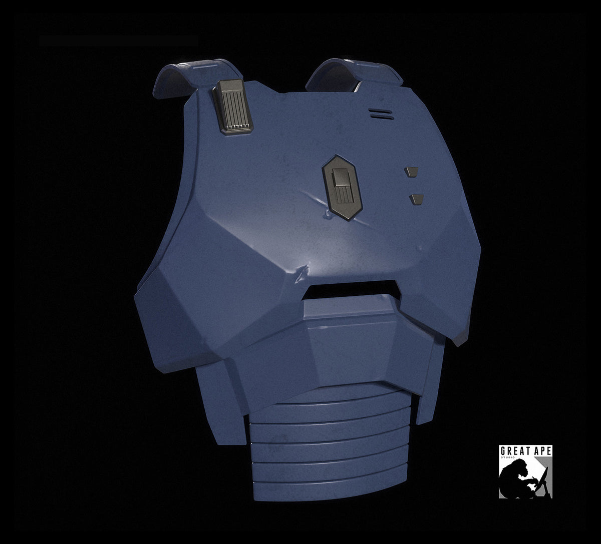 Heavy Infantry Mandalorian 'Paz Vizsla' chest & ab armor model for 3D ...