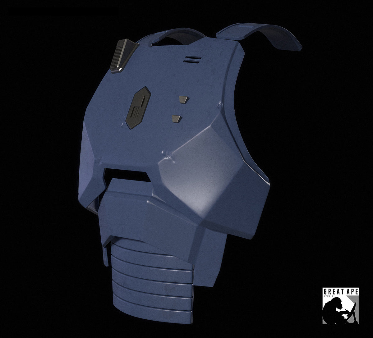 Heavy Infantry Mandalorian 'Paz Vizsla' chest & ab armor model for 3D ...