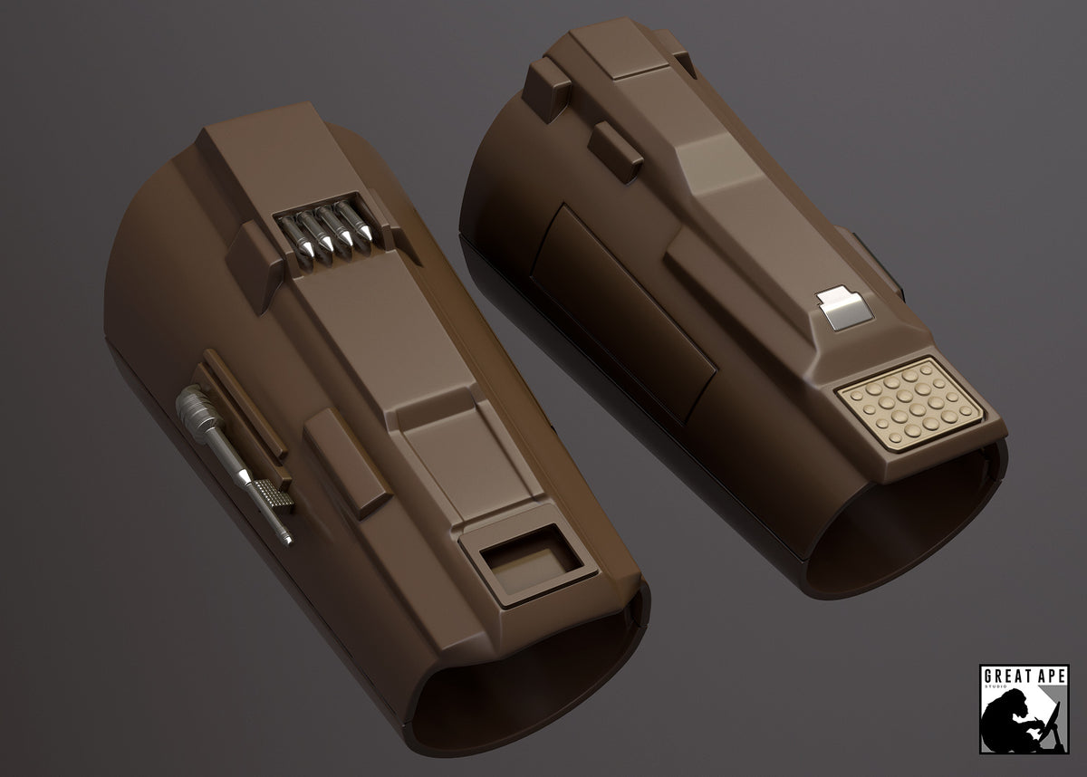 The Mandalorian bracers model for 3D printing (.STL file download ...