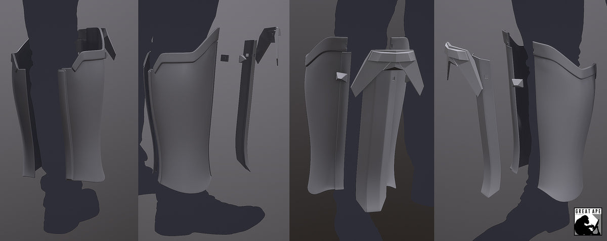 Mandalorian Beskar Armor STLs – Great Ape Studio