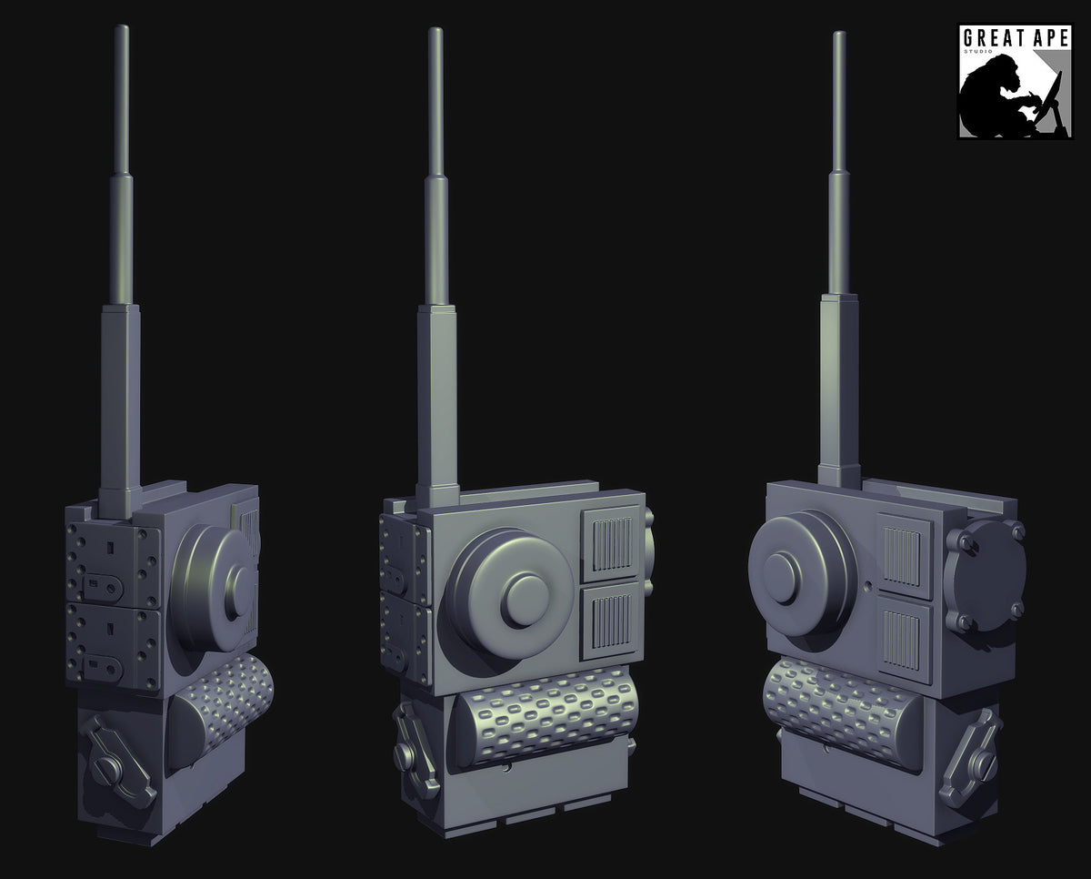 Rebel hat radio (Hoth) model for 3D printing (.STL file download ...