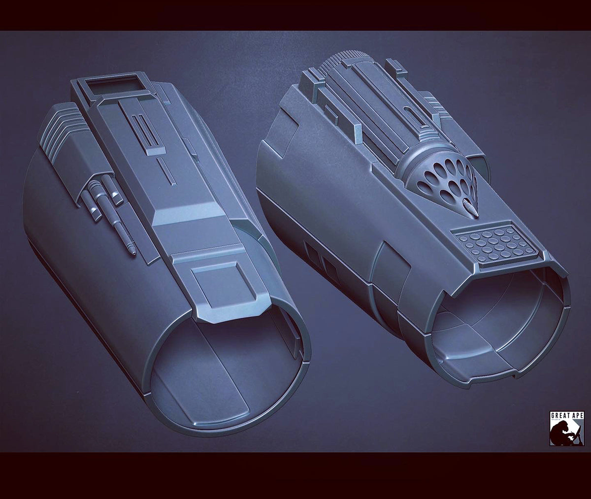The Mandalorian Beskar bracers model for 3D printing (.STL file downlo ...